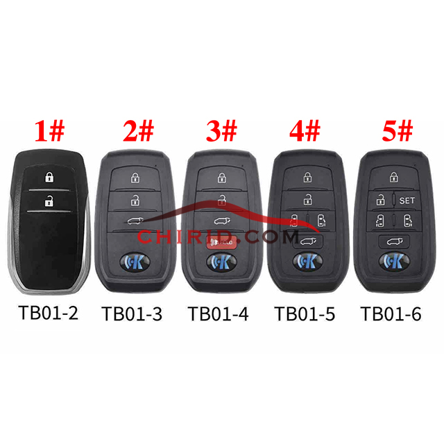 KEYDIY TB01 KD Smart Key Universal Remote with 8A Transponder and Case ...